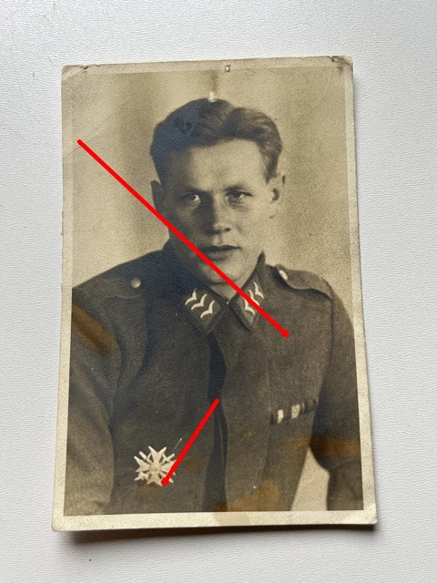 FOTO PORTRAIT, KG 26 Legion Condor, Spanien, gefallen am 20.12.1944, PK ...