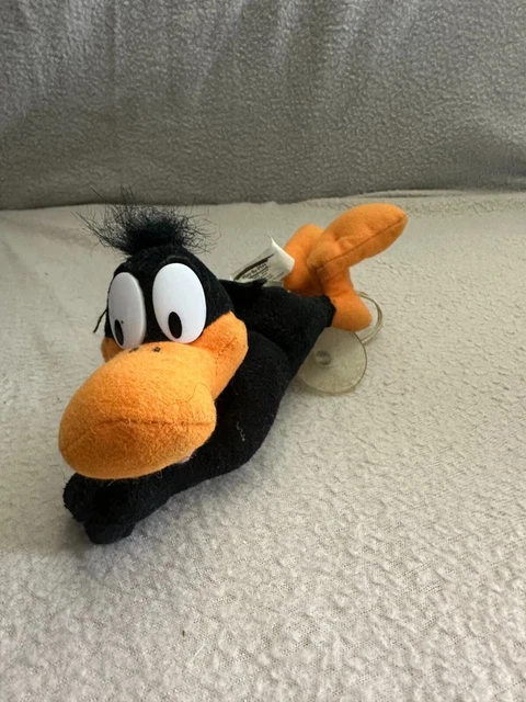 LOONEY TUNES PLAY by Play hanging Daffy duck soft toy with suction cup ...