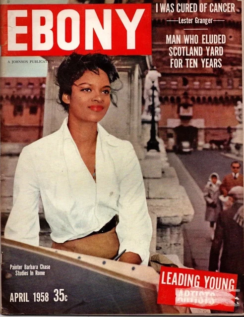 VINTAGE EBONY MAGAZINE April 1958 Barbara Chase Sammy Davis "The Girl ...