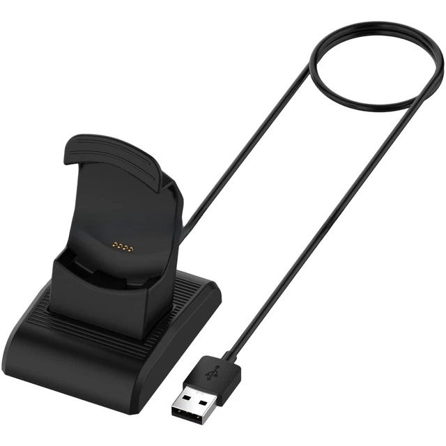 BLACK CHARGER DOCK for TecTecTec ULT-G Golf GPS Watch - 1M ABS Cable ...