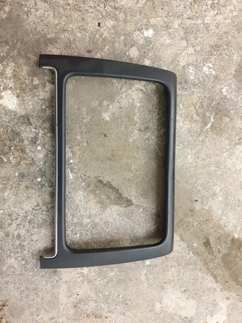 VW POLO 6R Centre Facia Radio Surround Panel Satin Black Chrome ...