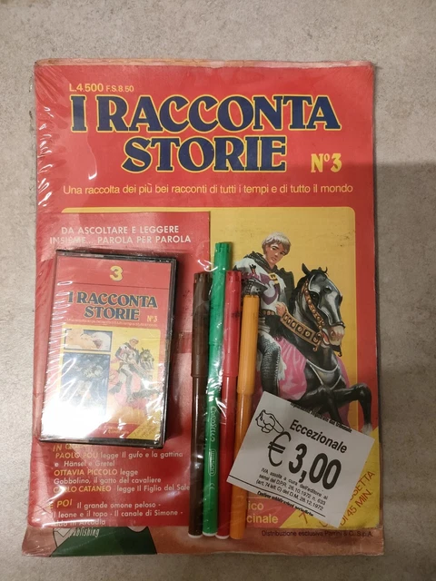 I RACCONTA STORIE C'era Una Volta numero 3 Anni 80 Favole Nuovo!!! Raro ...