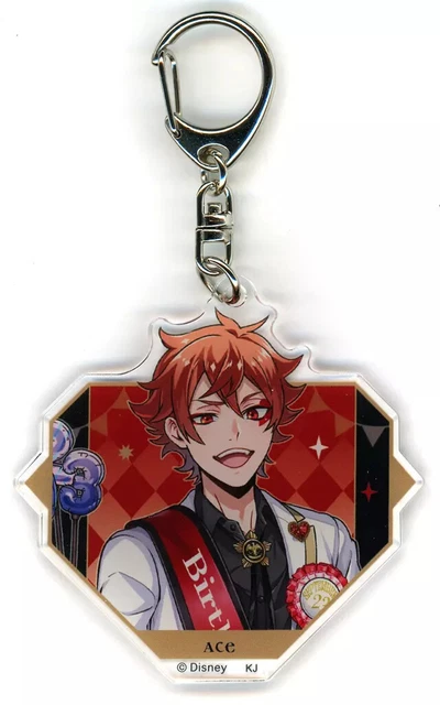 DISNEY TWISTED WONDERLAND Ace Trappola Birthday Acrylic Keychain Vol.1 ...