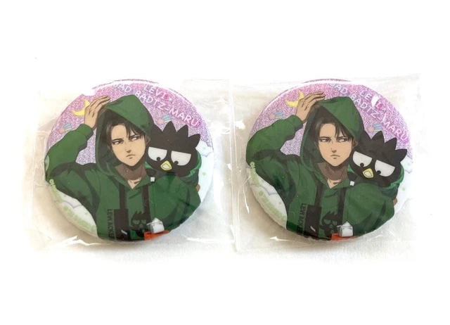 ATTACK ON TITAN Levi Can Badge Sanrio Collaboration EUR 82,02 - PicClick IT