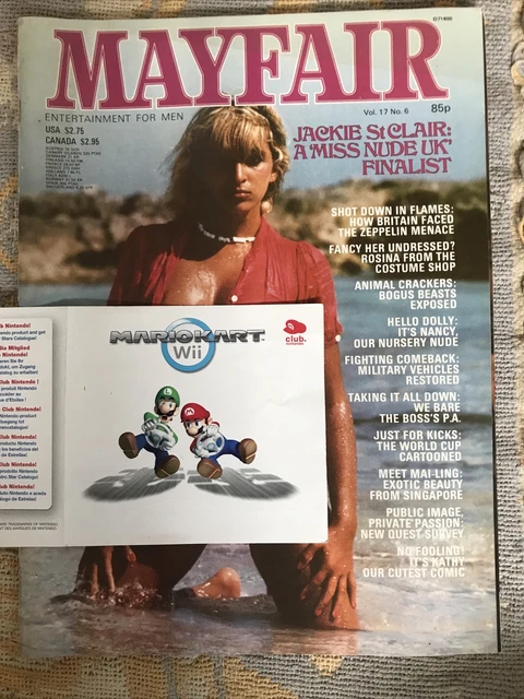 MAYFAIR MAGAZINE 1982 Vol 17 No 6 Mens Magazine VGC £18.00 - PicClick UK