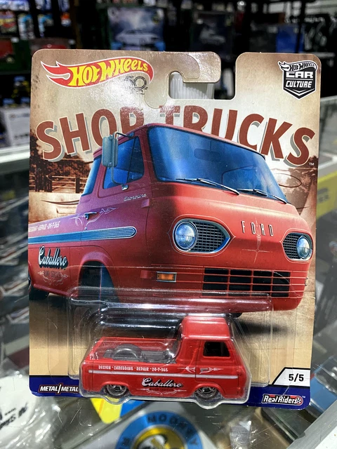 HOT WHEELS CAR Culture Shop Trucks '60s Ford Econoline Pickup Caballero ...