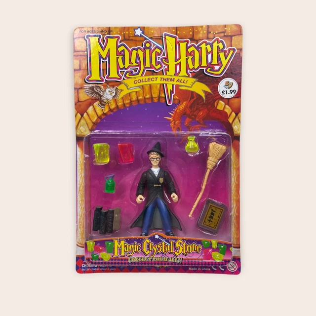 VINTAGE MAGIC HARRY Harry Potter Wizard Magic Crystal Stones ...