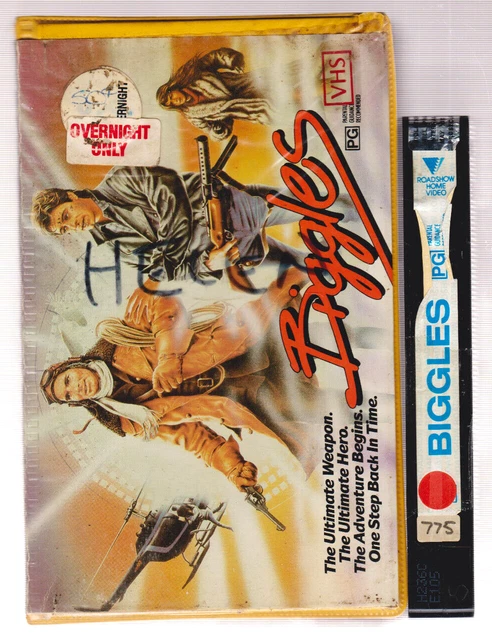 RARE VHS VIDEO Tape BIGGLES Big Box Clamshell Ex-Rental EUR 10,88 - PicClick FR