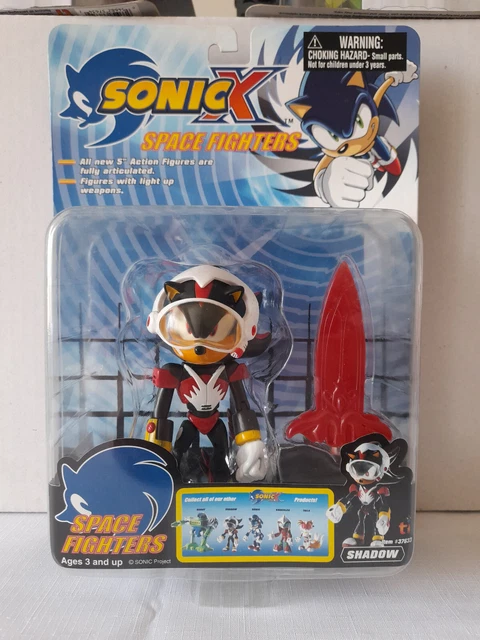 SONIC THE HEDGEHOG Sonic X Shadow Toy Island Space Fighters Figure (New ...