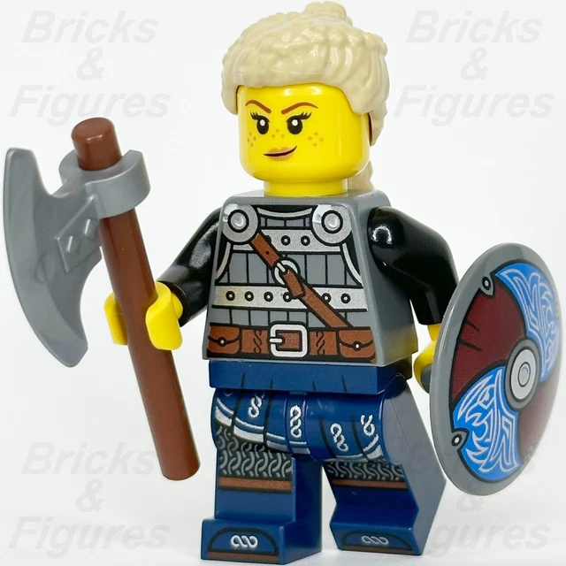 LEGO® IDEAS VIKING Shield-Maiden Minifigure Vikings Axe & Shield 21343 ...