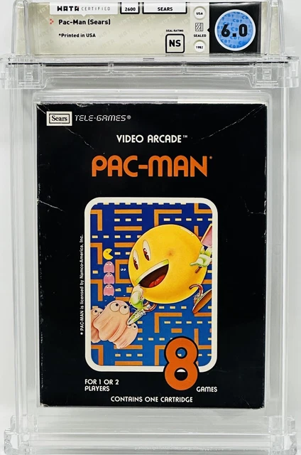 PAC-MAN [SEARS TELE-GAMES] (Atari 2600, 1982) WATA 6.0 NS neuf scellé ...