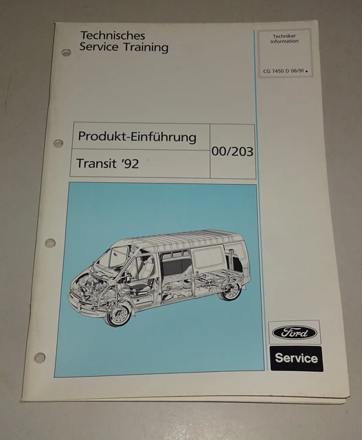 TECHNICAL INFORMATION SERVICE Training Product Introduction Ford Transit' £15.97 - PicClick UK