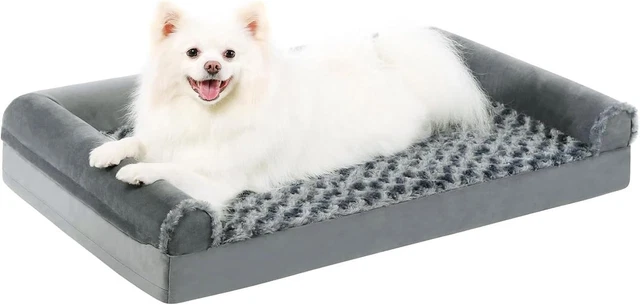 LARGE DOG BED, Orthopedic Dog Sofa Beds Couch with Removable Washable ...
