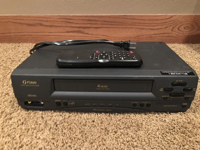 ENREGISTREUR HIFI 4 têtes magnétoscope Funai lecteur VHS avec ...