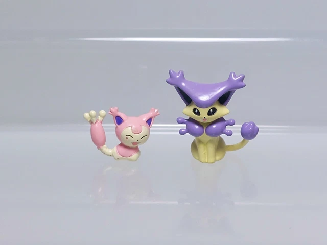FIGURINE SKITTY DELCATTY Pokemon Zukan échelle 1/40 Tomy 2003 H08 0,5-1 ...
