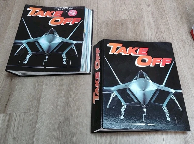 TAKE OFF EXPERIENCE the World of Aircraft MAGAZINE - 2 BINDERS Issues ...
