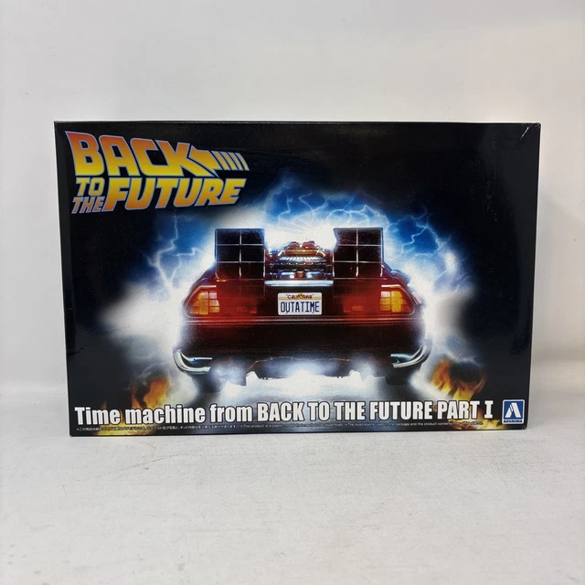 BACK TO THE Future Part 1 Time Machine 1/24 Scale Model Kit Aoshima ...