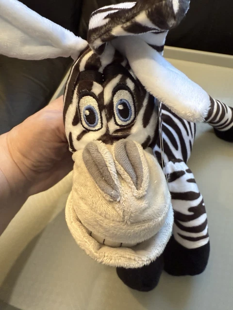 DREAMWORKS MARTY THE Zebra Plush Soft Toy. With Tags. VGC £8.63 ...