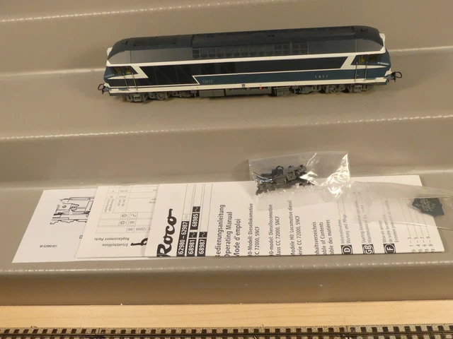 ROCO 62980 SNCF 72012 NEM DC Gleichstrom Lok Diesellok Ovp EUR 164,99 ...