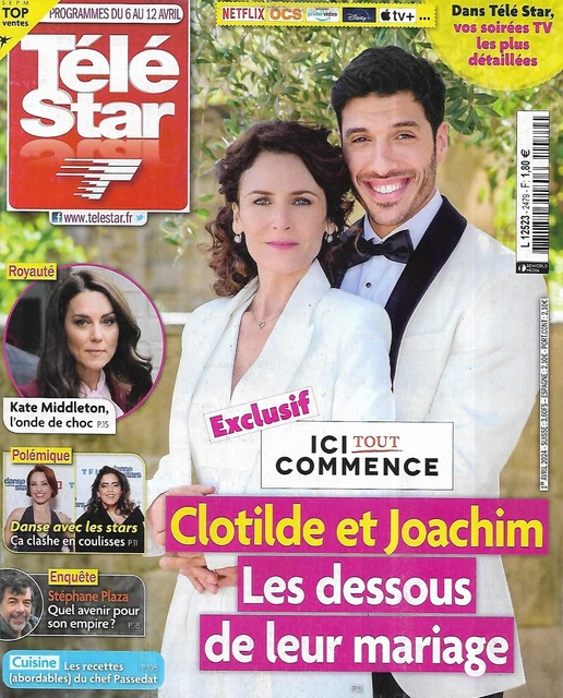 TELE STAR N°2479 06/04/2024 "Ici tout commence" / Kate Middleton ...