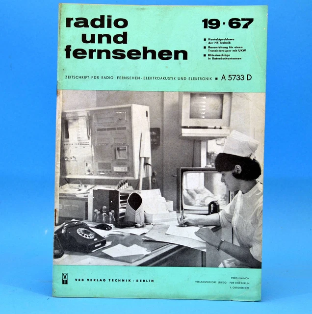 DDR RADIO UND Fernsehen 19 1967 Bauanleitung Transistorsuper mit UKW J ...