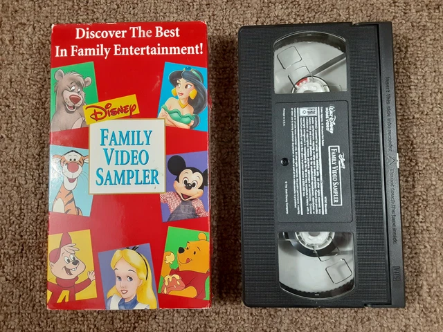 DISNEY FAMILY VIDEO Sampler” VHS Scenes From Six Disney Animated ...