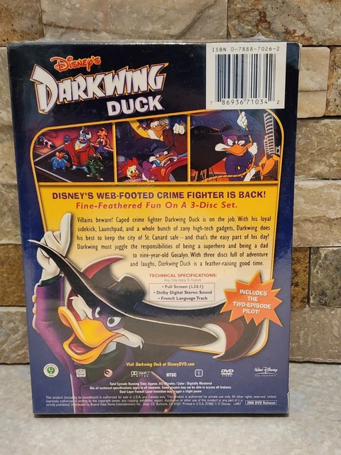 DISNEY'S DARKWING DUCK Dvd Volume 1 New Sealed Includes Pilot First 25 ...