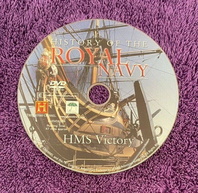 HISTORY OF THE Royal Navy HMS Victory - DVD Disc Only - Free UK P&P £2. ...