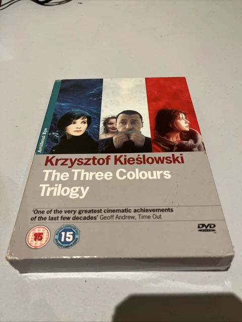 THREE COLOURS TRILOGY Juliette Binoche. Kieslowski. 2004. Region 2. VG+ ...