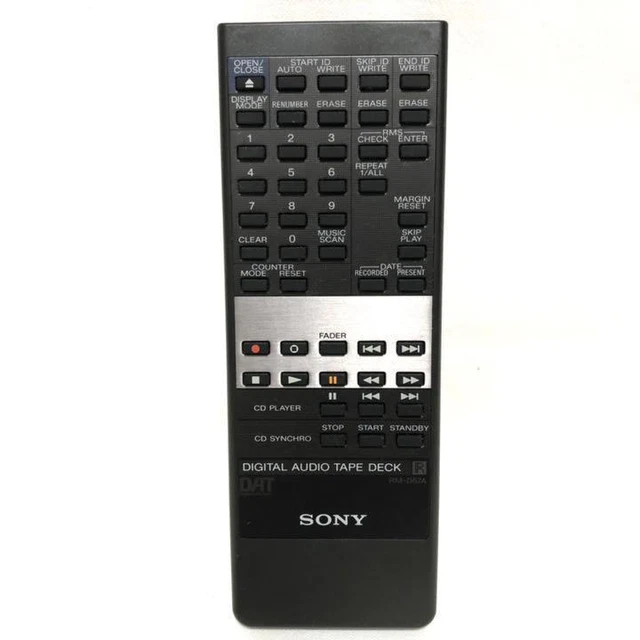 SONY DAT DECK REMOTE CONTROL RM-D57A for DTC-57ES/DTC-59ES £72.84 ...