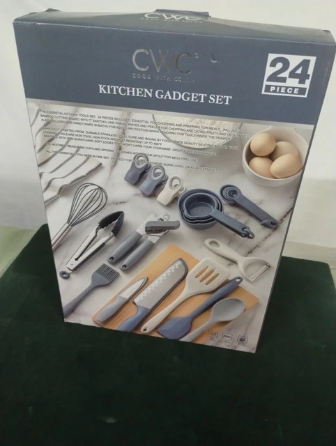 CWC COOK WITH Color Kitchen Gadget Set 24 Piece $28.00 - PicClick