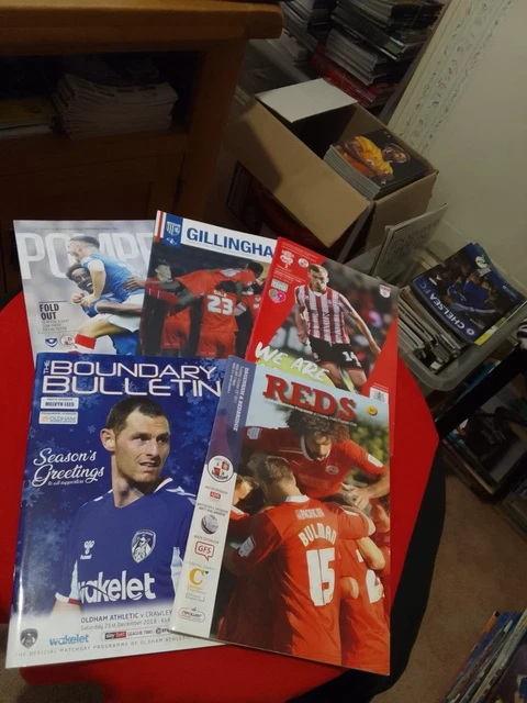 CRAWLEY TOWN X 6 Home & Away Football Programmes 2011/2012 - 2019/2020 Bulk 1 £2.49 - PicClick UK