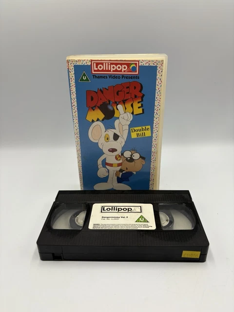 DANGER MOUSE DOUBLE Bill (1989, U) PAL VHS Video Tape - Lollipop Thames ...