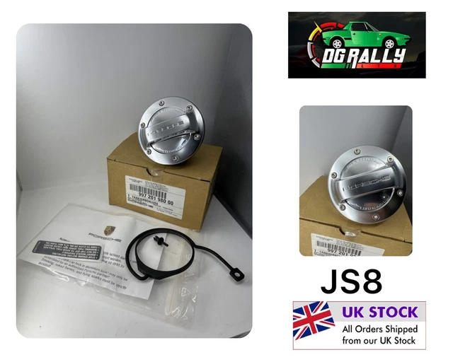 NEW GENUINE PORSCHE Aluminium Look Fuel Tank Cap 986 987 Boxster 997 ...
