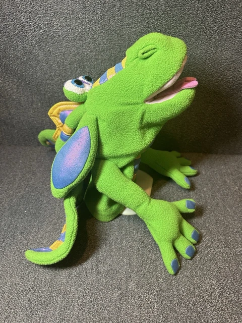 SMOULDER THE DRAGON Plush Hand Puppet Melissa and Doug No Stick $21.99 ...