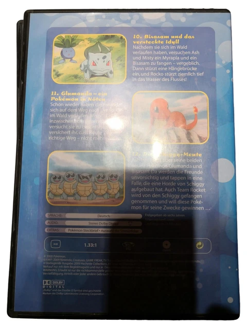 POKÉMON STAFFEL 1 Ash Ketchum DVD Deutsch Anime Serie Kinder EUR 2,92 ...