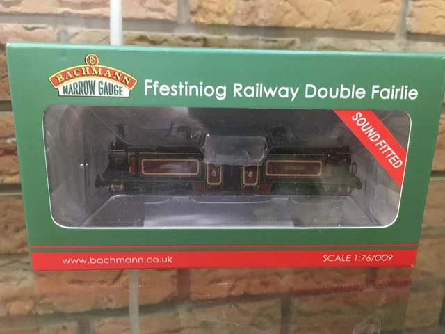 BACHMANN 391-101SF OO9 Gauge Steam Locomotive - festiniog lined maroon ...