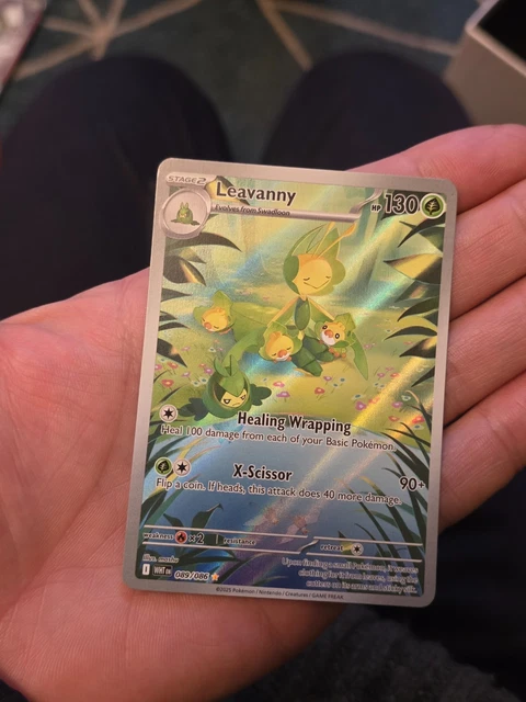 LEAVANNY 089/086 ILLUSTRATION White Flare Pokemon TCG Card Mint ...