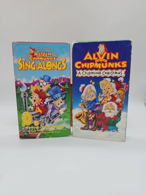 ALVIN & THE CHIPMUNKS VHS Sing-Alongs & A Chipmunk Christmas £10.10 ...