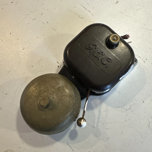 VINTAGE GEC BAKELITE Electric Brass Ringer Bell for Doorbell £21.00 ...