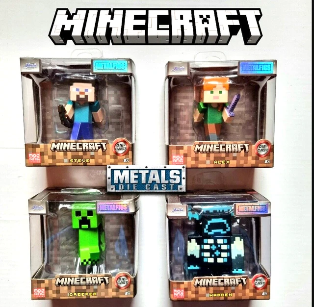 MINECRAFT METALFIGS APPROX 2 inch Metal Die-Cast Figure Jada £9.90 ...