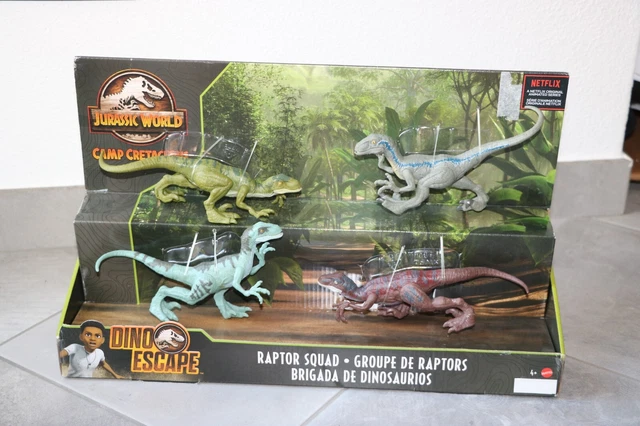 VELOCIRAPTOR JURASSIC WORLD Blue Charlie Delta Echo raptor squad Mattel ...