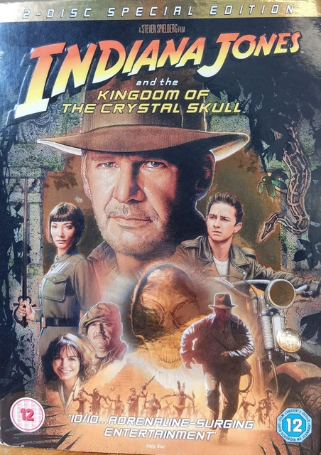 DVDS / INDIANA JONES and the Kingdom of The Crystal Skull / FREE ...