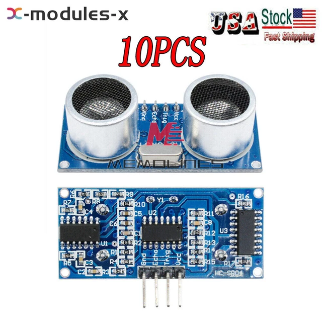 10PC ULTRASONIC MODULE HC-SR04 Distance Sensor Measuring Transducer FOR ...