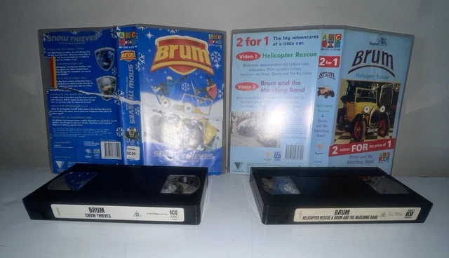 2 X BRUM: VHS Video Tapes: Snow Thieves & Helicopter Rescue & The ...