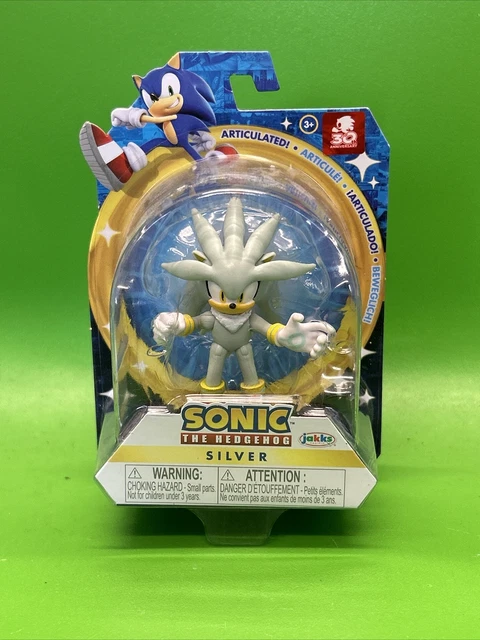 SONIC THE HEDGEHOG SILVER SONIC ARTICULATED 30th ANNIVERSARY - Jakks ...