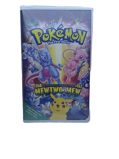 POKÉMON THE FIRST Movie: Mewtwo Strikes Back (VHS, 2000, Clamshell) $14 ...