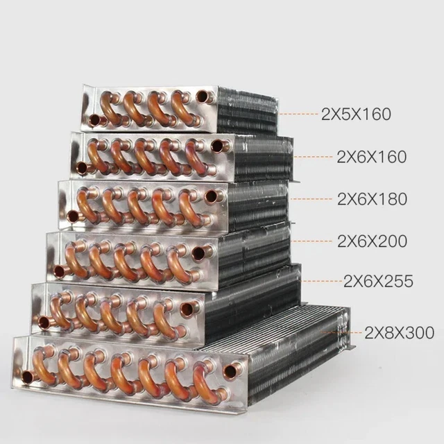 REFRIGERATOR COPPER TUBE Aluminum Fin Condenser Freezer Made of Small ...