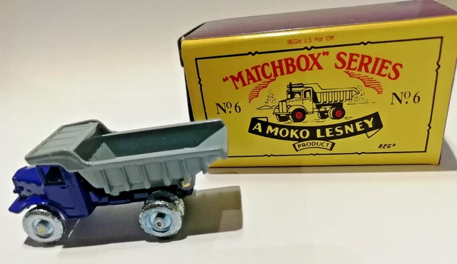 MATCHBOX SERIES 1:76 Muldenkipper A Moko Lesney Product No.6 OVP ...