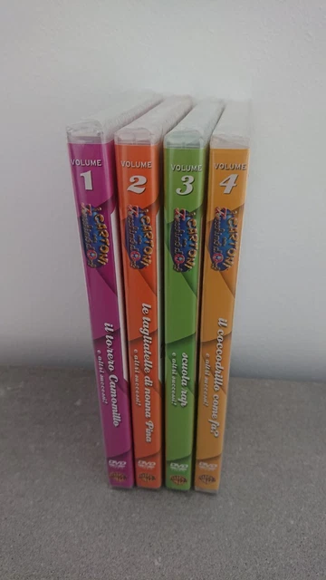 I CARTONI DELLO zecchino d'oro 4 Dvd vol.1-2-3-4 NUOVI SIGILLATI EUR 149,00 - PicClick IT